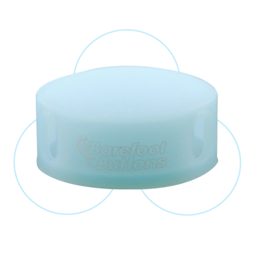 Barefoot Buttons - SILVER SKIRTLESS | Available in Europe